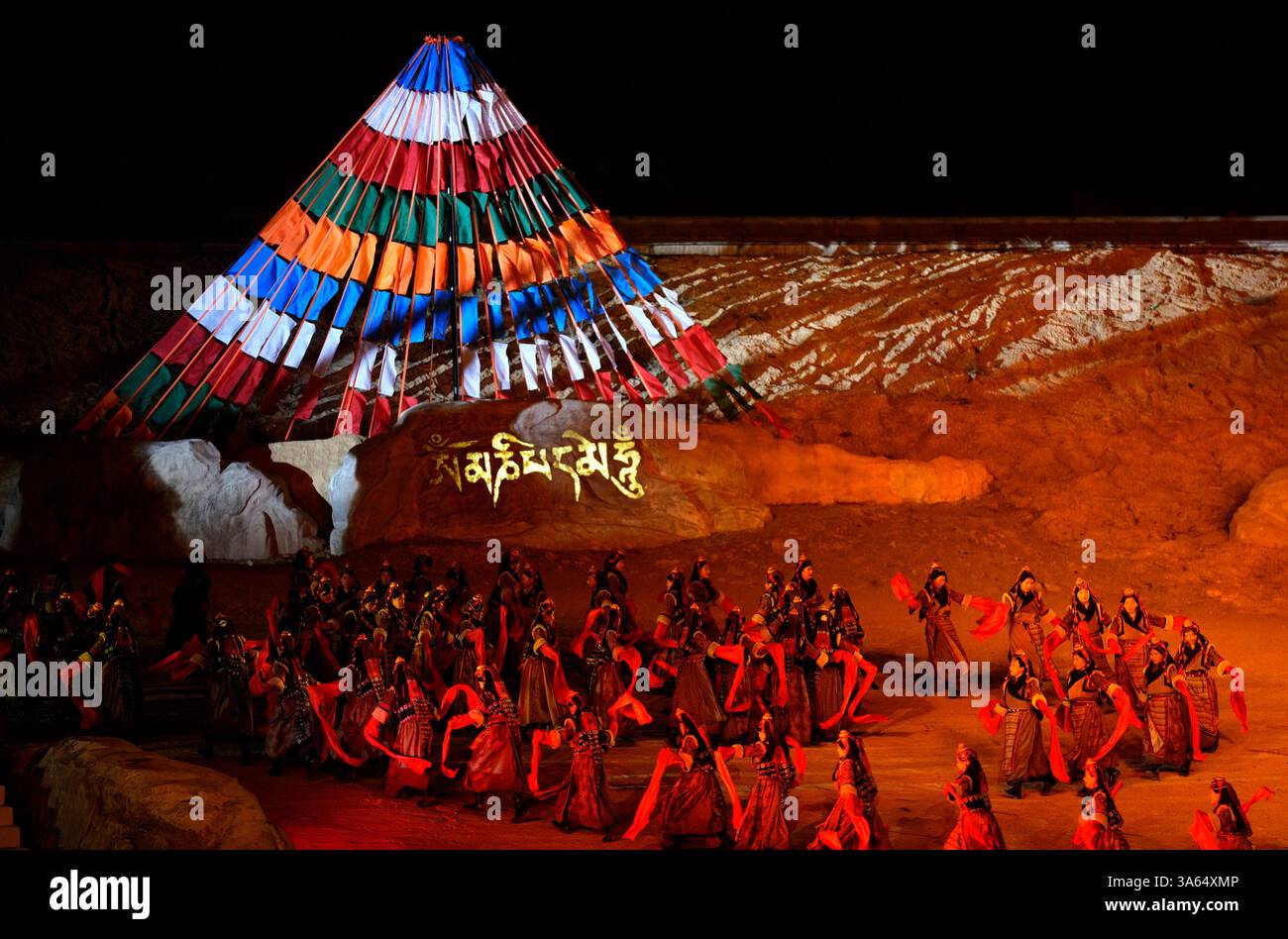 Lhasa,China.23th March 2025. The season 13 of the Large-scale live ...