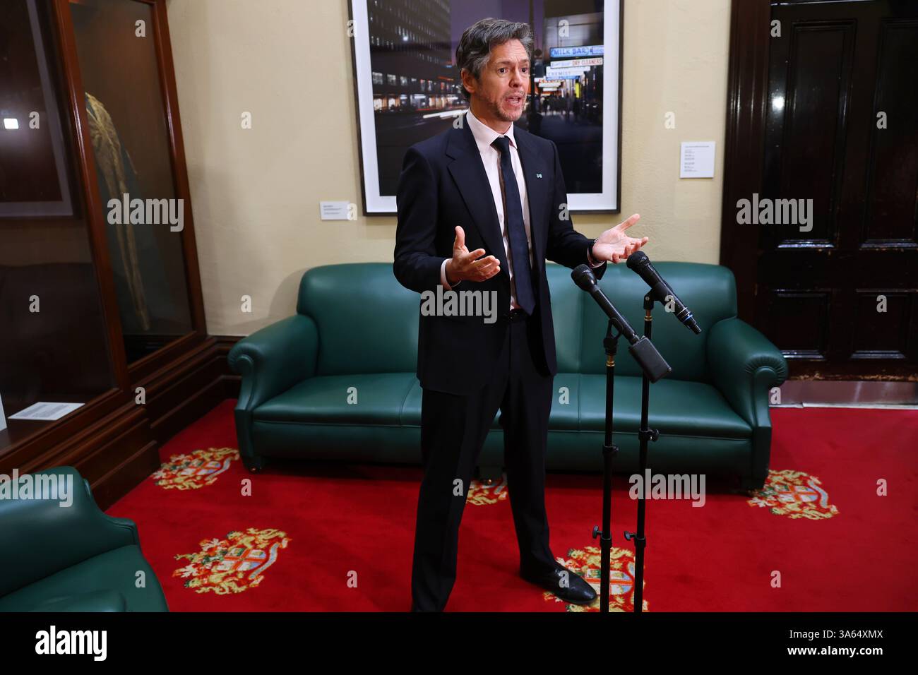 Melbourne, Australia. 25th Mar, 2025. Lord Mayor of Melbourne Nicholas ...