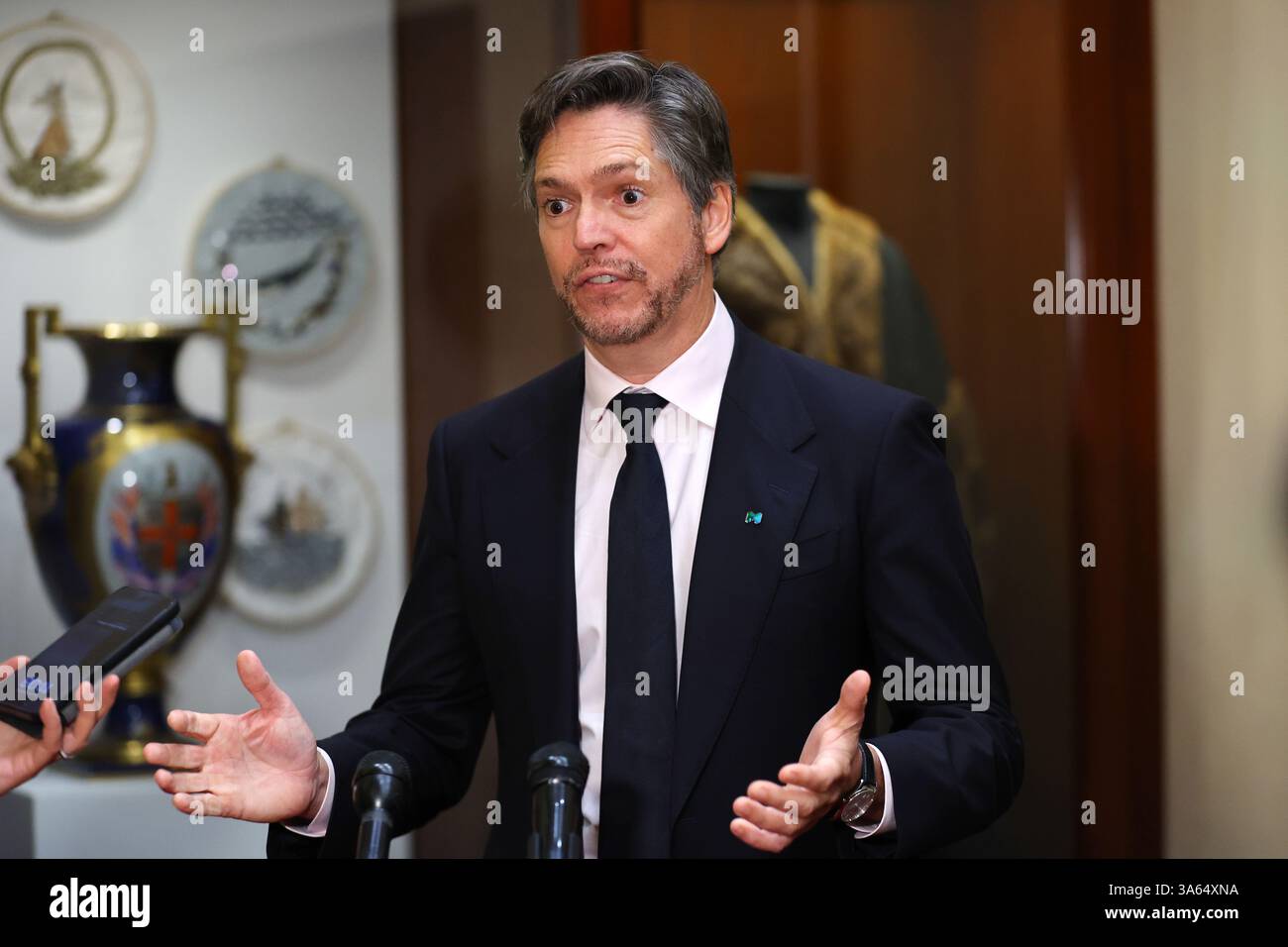 Melbourne, Australia. 25th Mar, 2025. Lord Mayor of Melbourne Nicholas ...