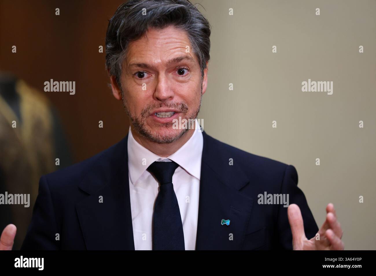 Melbourne, Australia. 25th Mar, 2025. Lord Mayor of Melbourne Nicholas ...