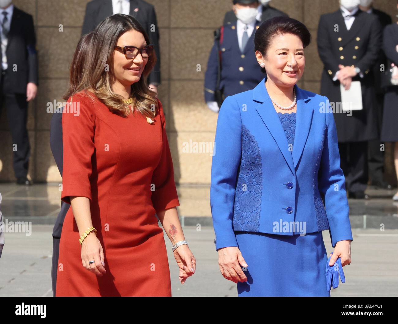 Brazilian first lady Rosangela da Silva known as Janja, left, and ...