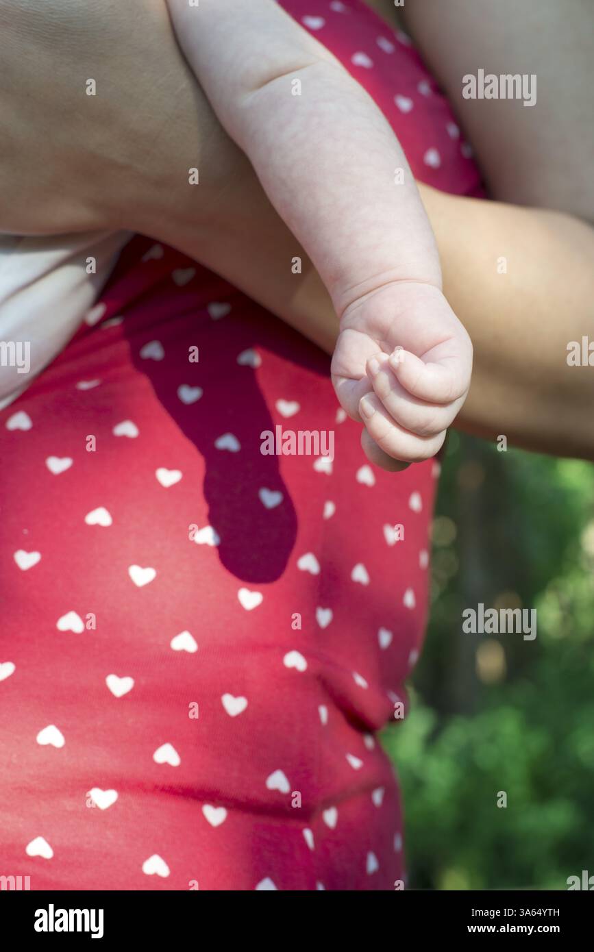 Baby's arm. Close up Stock Photo - Alamy
