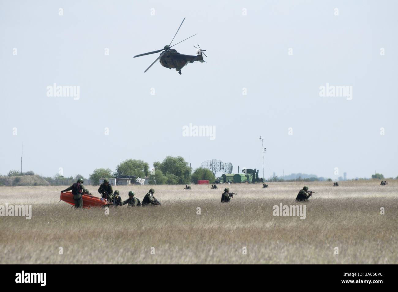 Military operation with helicopters. Rescue soldier Stock Photo - Alamy