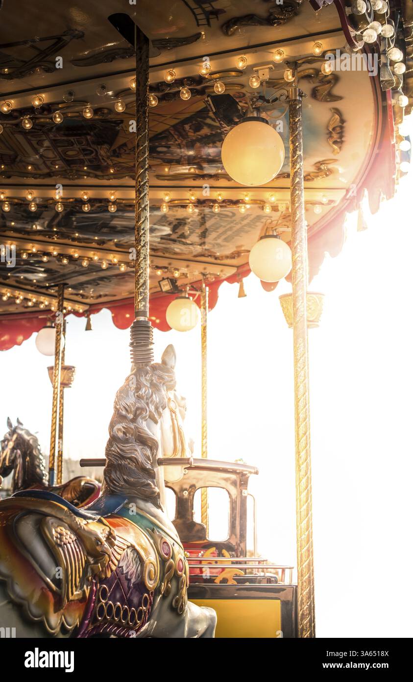 Carousel animals hi-res stock photography and images - Alamy