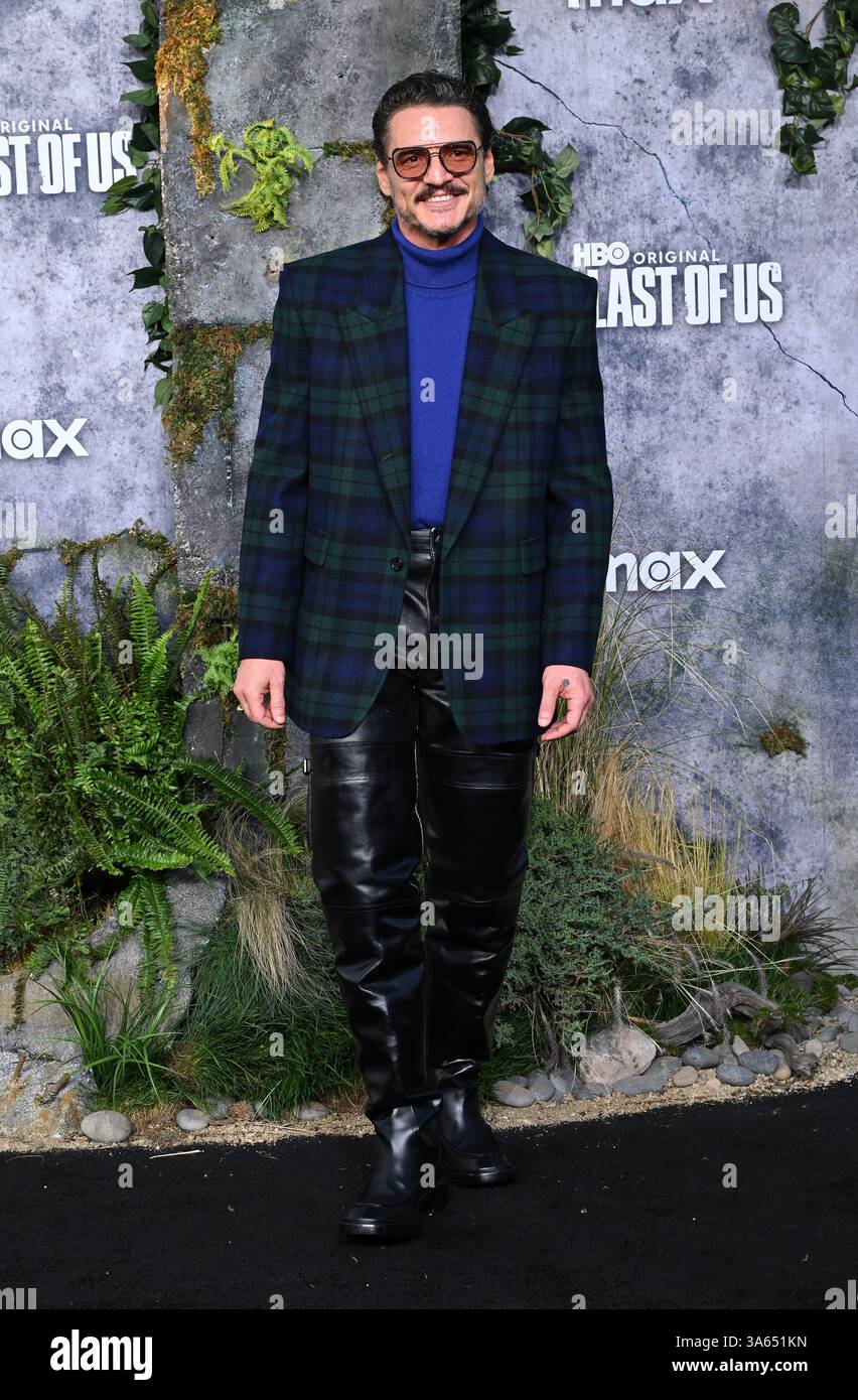Hollywood, USA. 24th Mar, 2025. Pedro Pascal arriving at HBO's “The ...