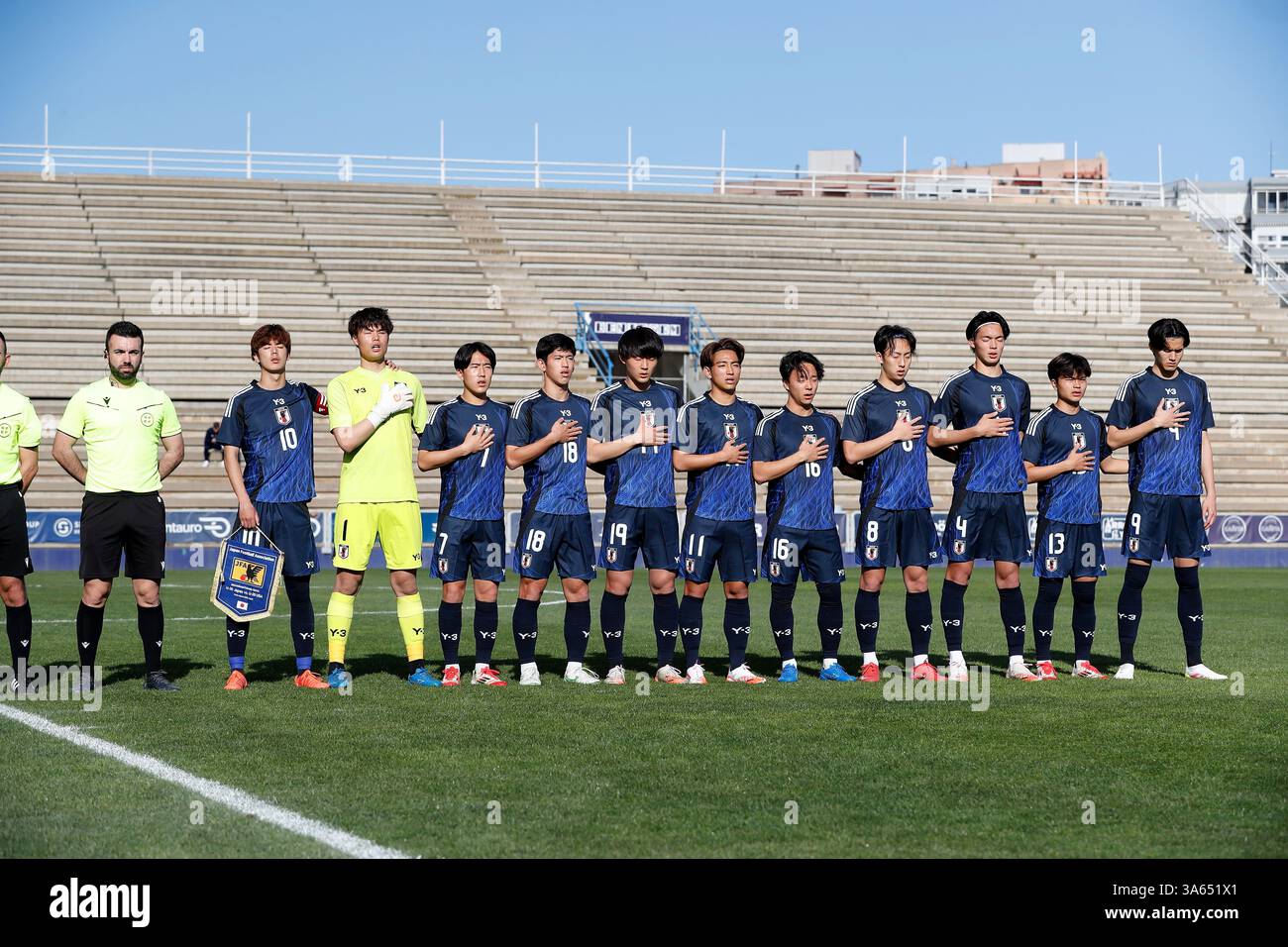 U20 Japan team group line-up (JPN), MARCH 24, 2025 - Football / Soccer : Under 20 International ...
