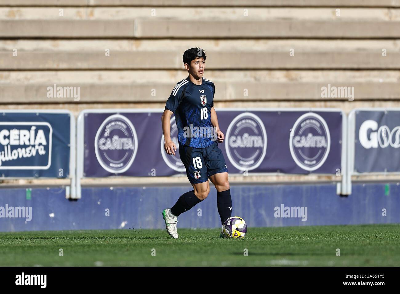 Benidorm, Spain. 24th Mar, 2025. Katsuma Fuse (JPN) Football/Soccer ...