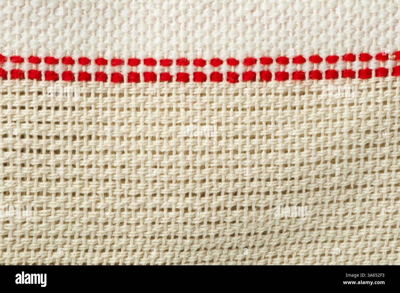 Cotton textile background. Beige closeup textile texture Stock Photo ...