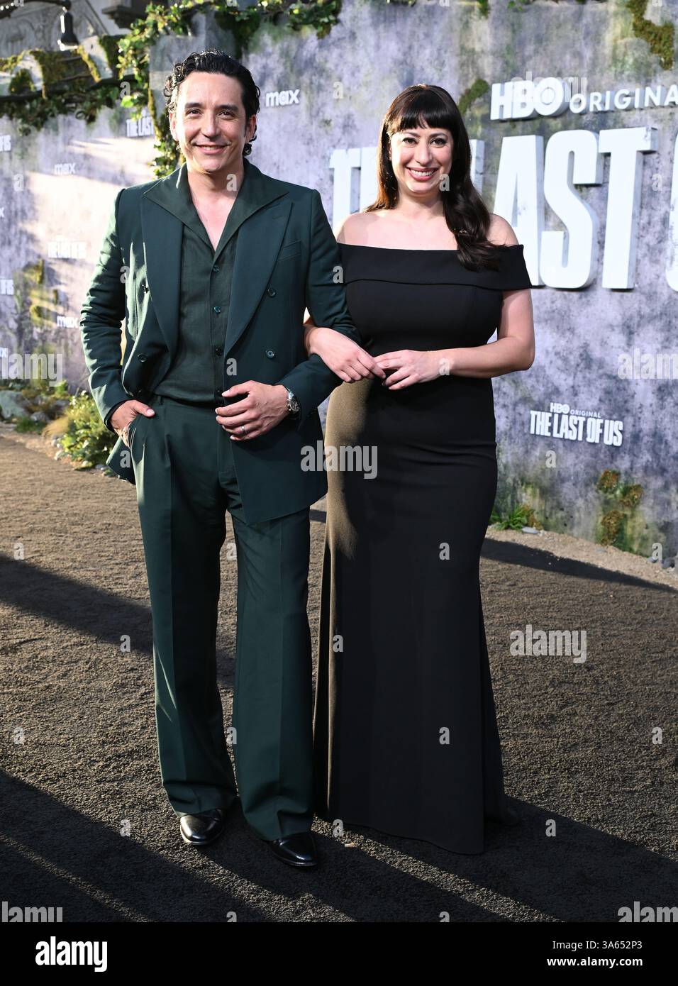 Hollywood, USA. 24th Mar, 2025. Gabriel Luna and Smaranda Luna arriving ...