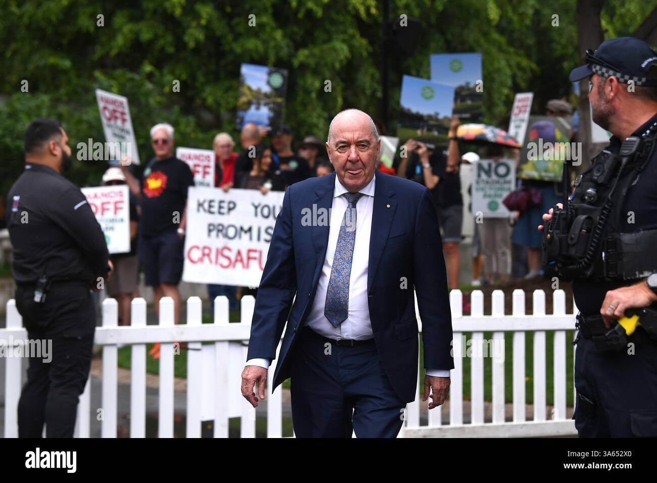 Brisbane, Australia. 25th Mar, 2025. Rob Borbidge, Former Premier of ...