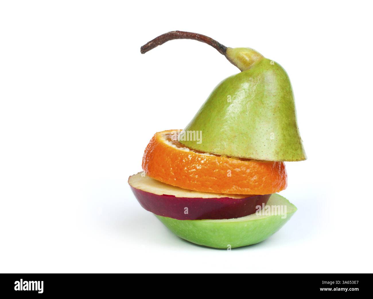 Mixed Fruit. Pear in the upper Stock Photo - Alamy