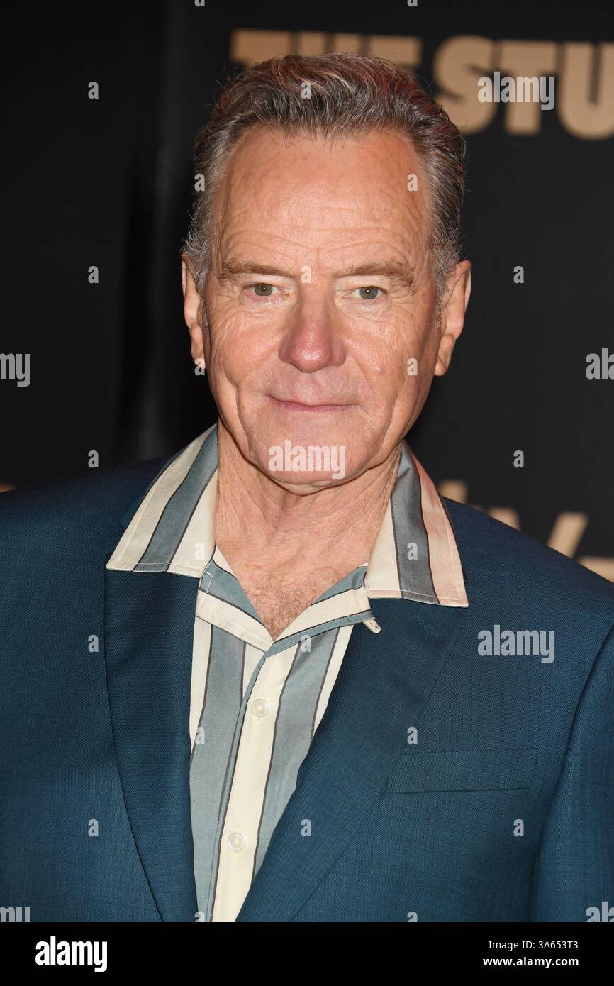 LOS ANGELES, CA - MARCH 24: Bryan Cranston at the Apple TV+ World ...