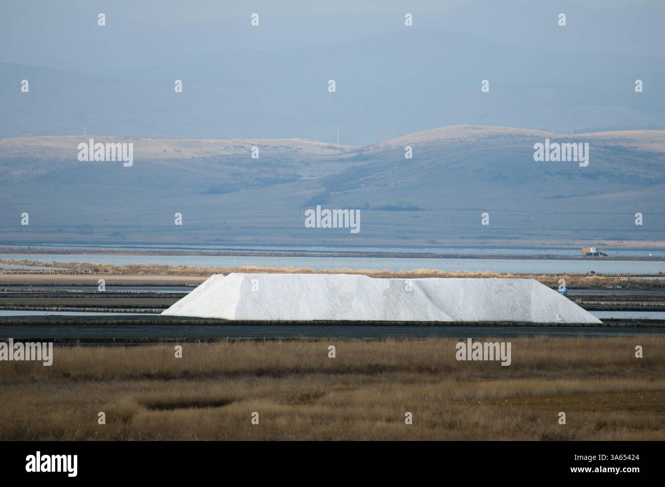 Sea â€‹â€‹saltern. Ponds for salt production Stock Photo - Alamy