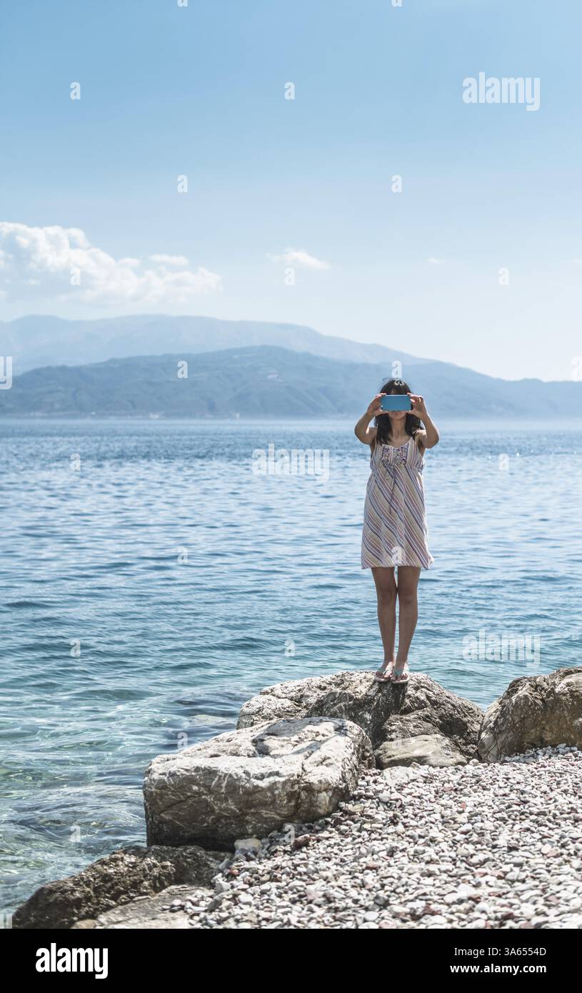 Female takes pictures on hi-res stock photography and images - Alamy