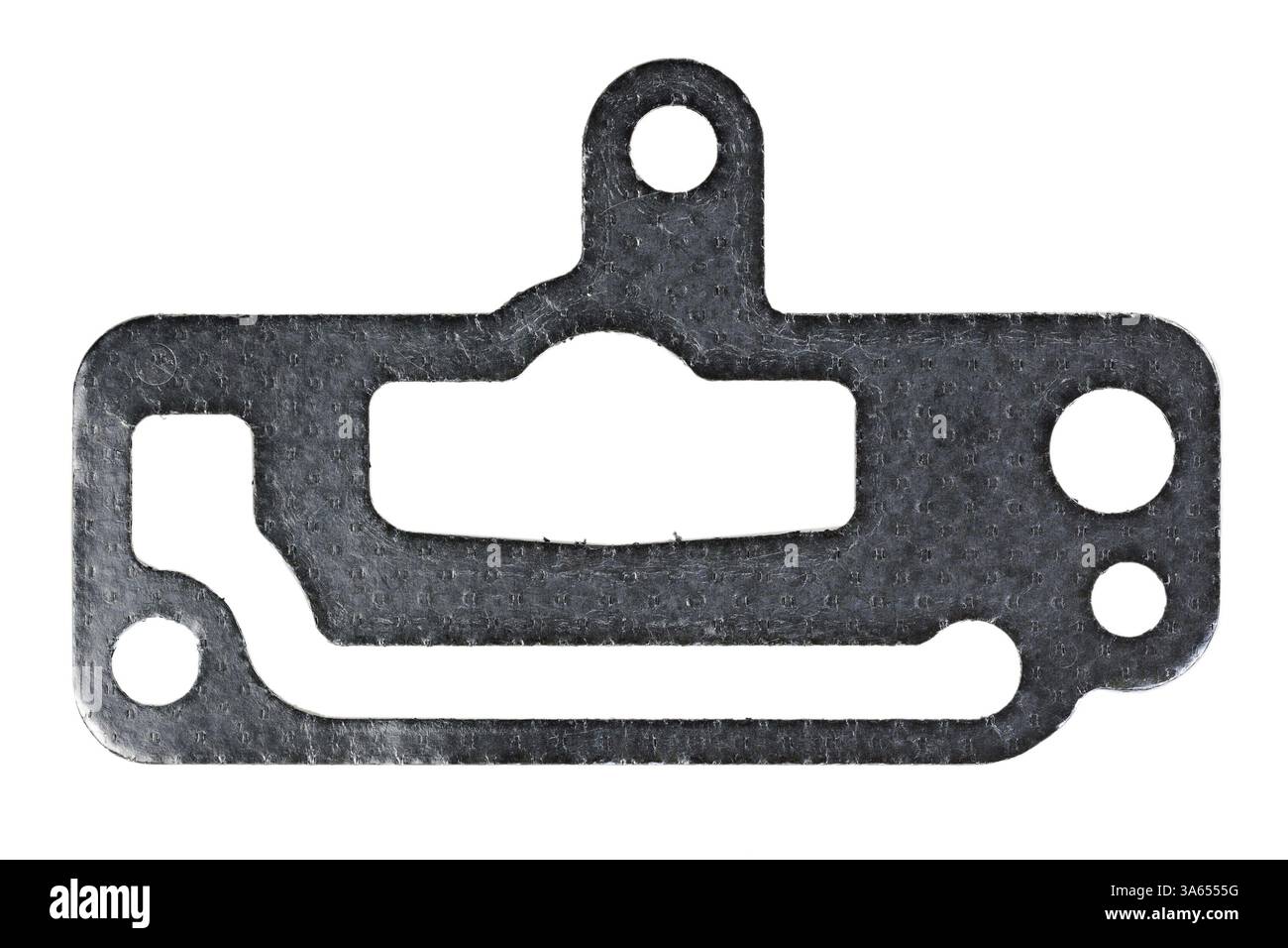 Graphite gasket paronite ignition coil on a white background Stock ...