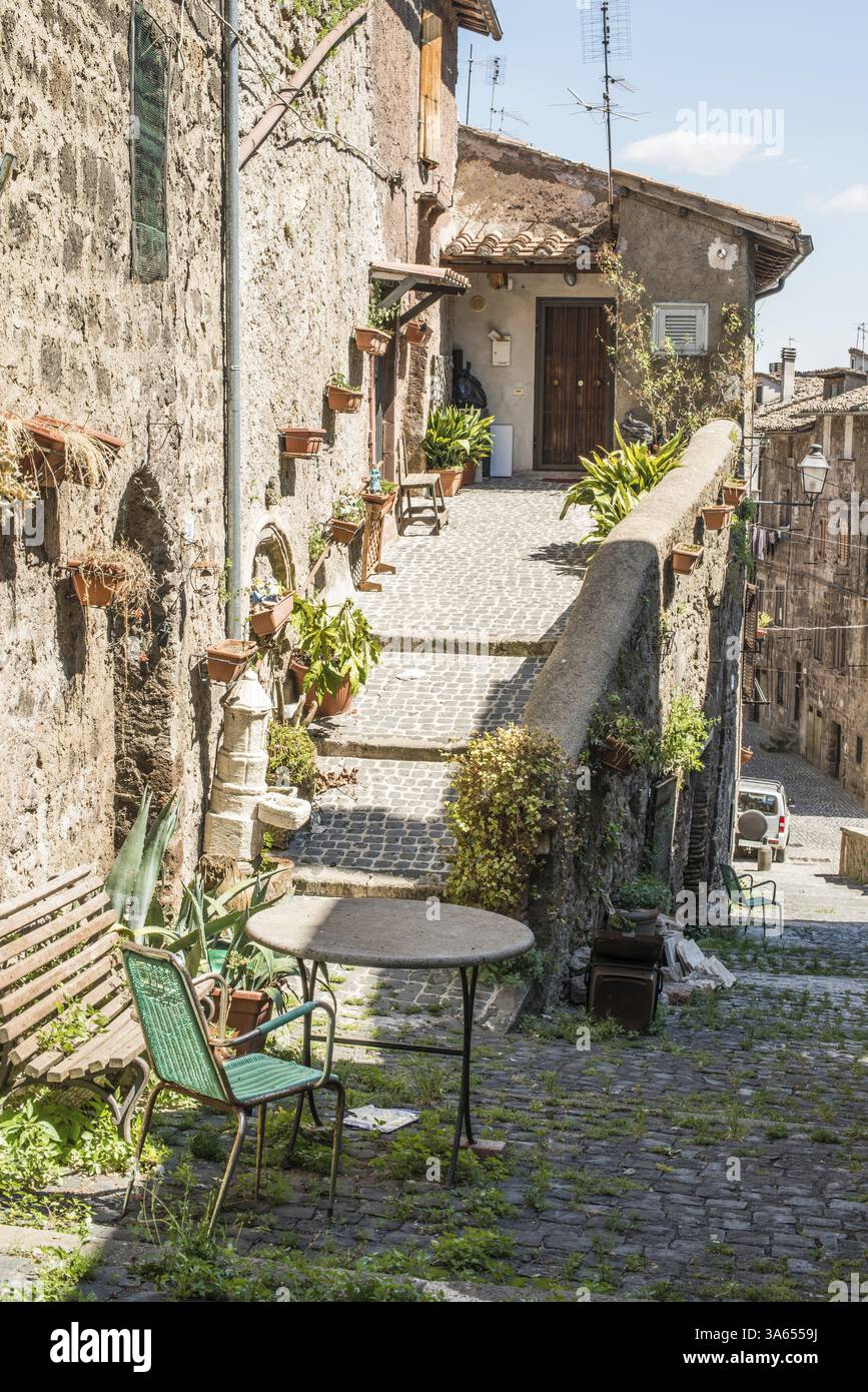 Traditional Italian homes. Old buildings Stock Photo - Alamy