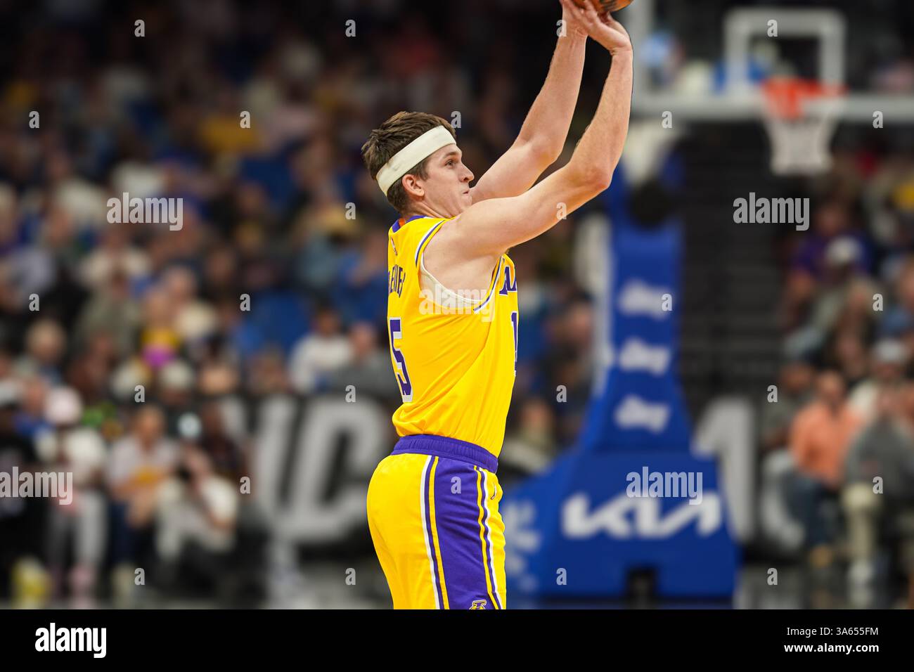 Orlando, Florida, USA, March 24, 2025, Los Angeles Lakers guard Austin ...