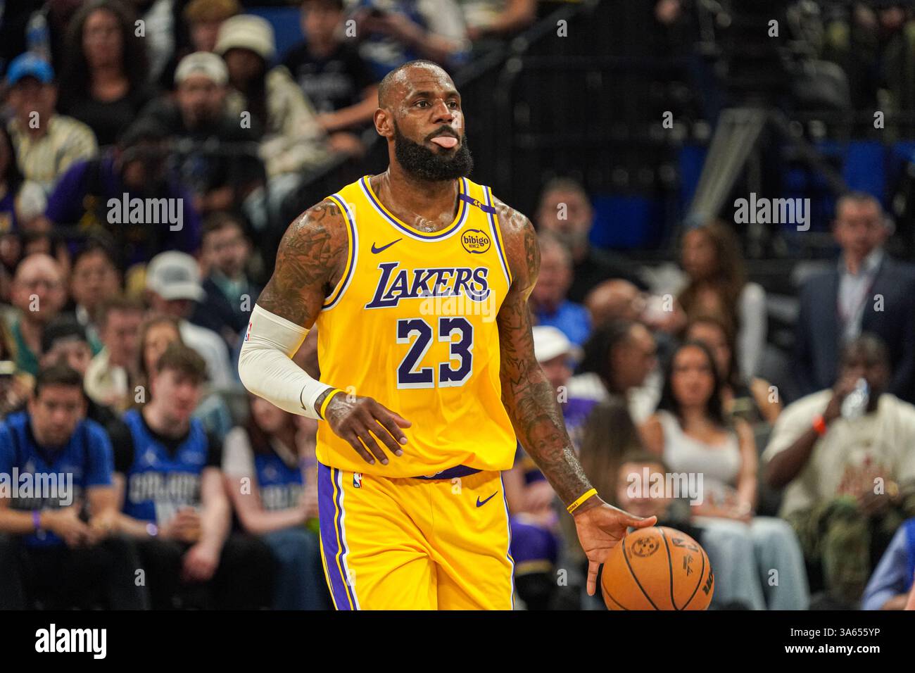 Orlando, Florida, USA, March 24, 2025, Los Angeles Lakers forward ...