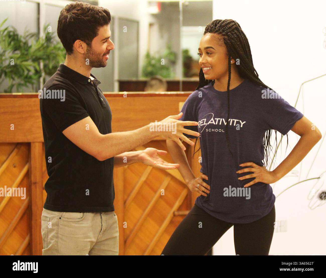 Jasmine Amy Rogers at Coaching Session with Adam Kantor for the 2017 ...