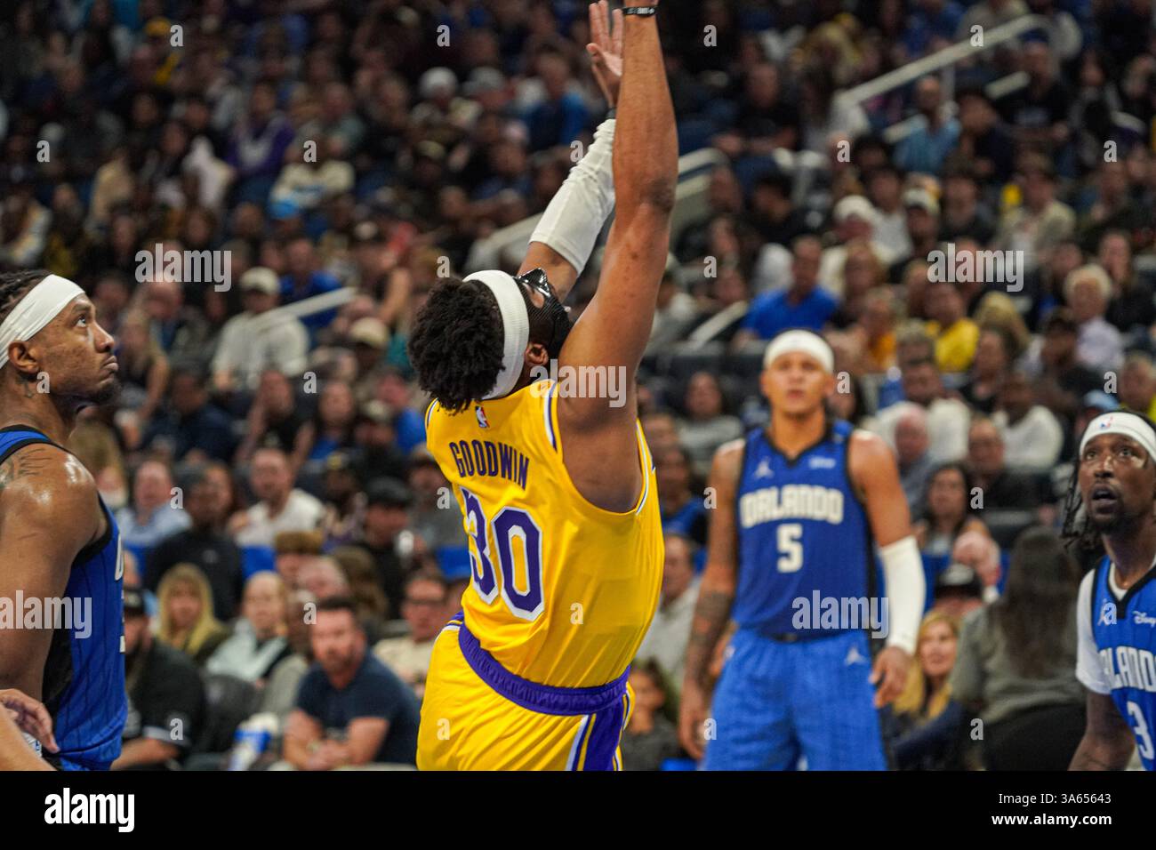 Orlando, Florida, USA, March 24, 2025, Los Angeles Lakers forward ...