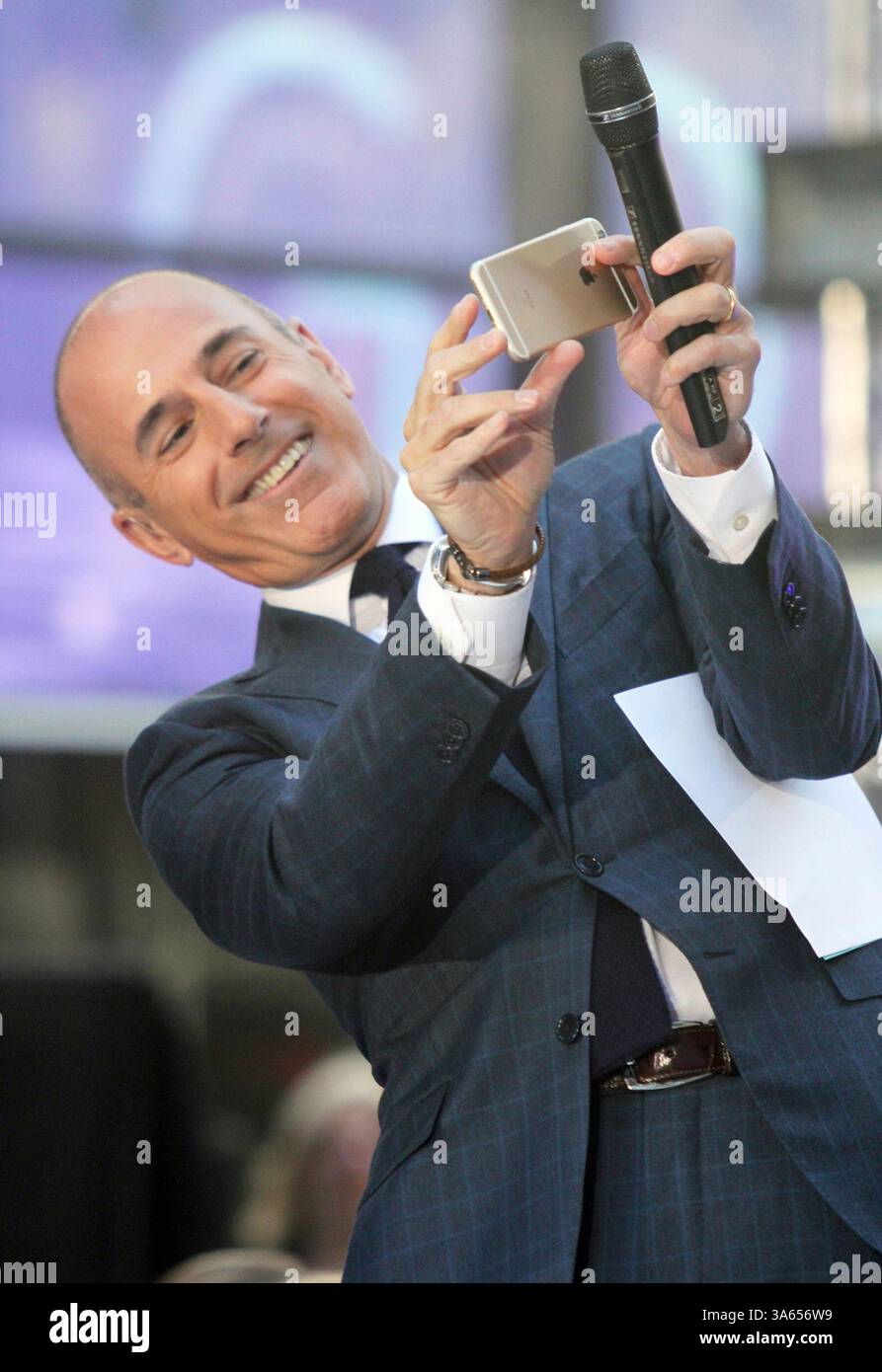Matt Lauer on NBC's "Today" Show Citi Concert Series at Rockefeller ...