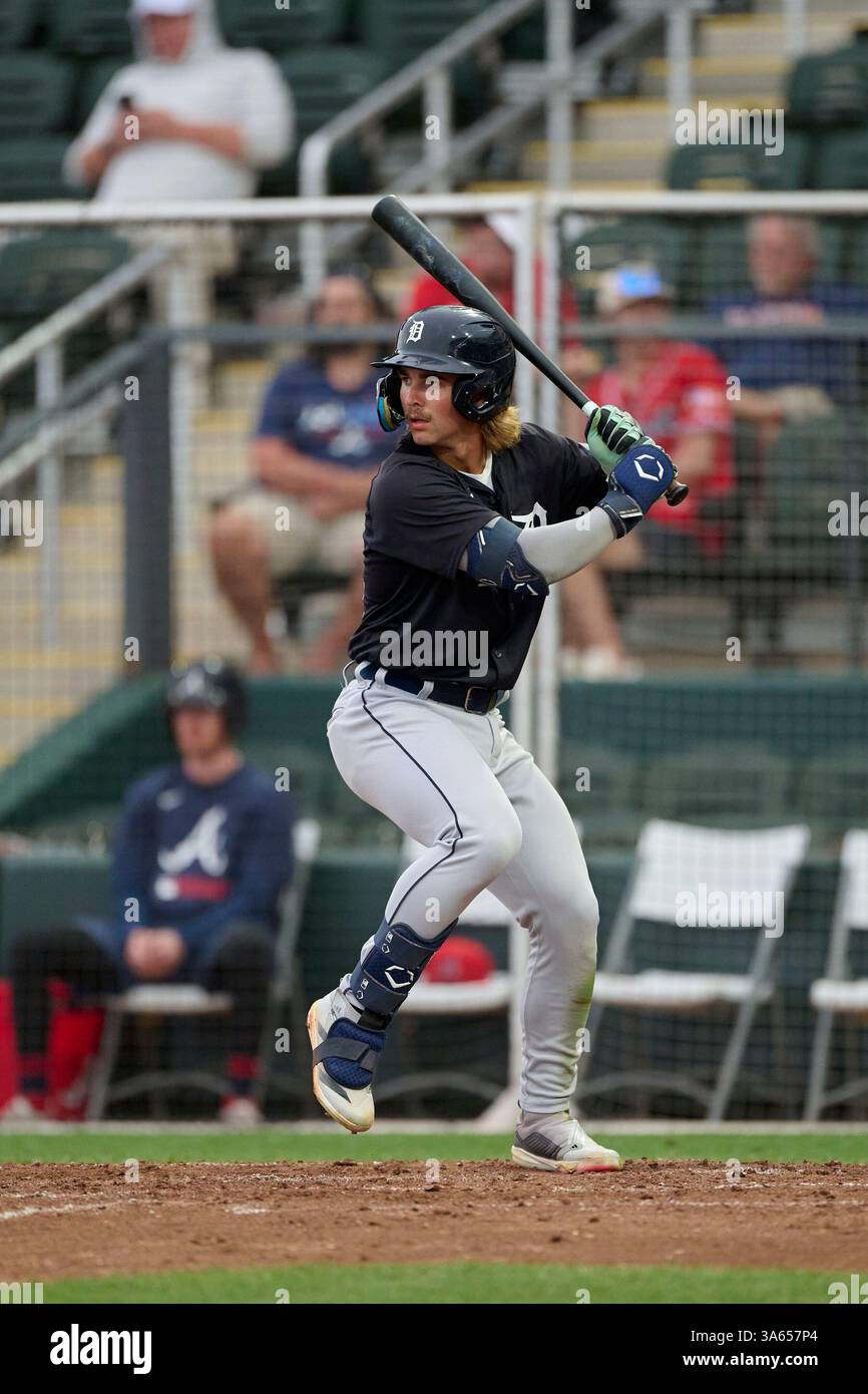Detroit Tigers Jim Jarvis (54) at bat during an MLB Spring Breakout ...