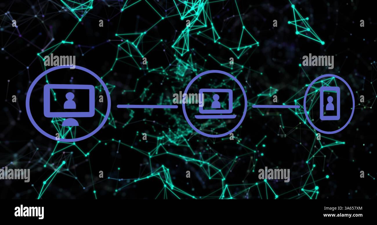 Seamless digital interaction hi-res stock photography and images - Alamy