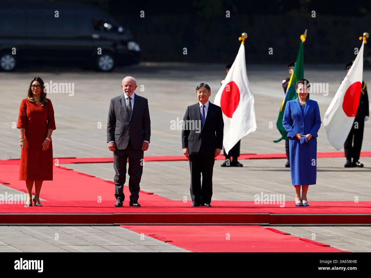 Tokyo, Tokyo, Japan. 25th Mar, 2025. (L-R) Brazilian First Lady ...