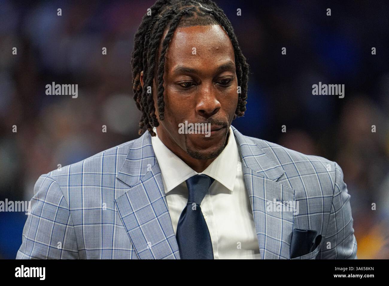 Orlando, Florida, USA, March 24, 2025, Former Orlando Magic player ...
