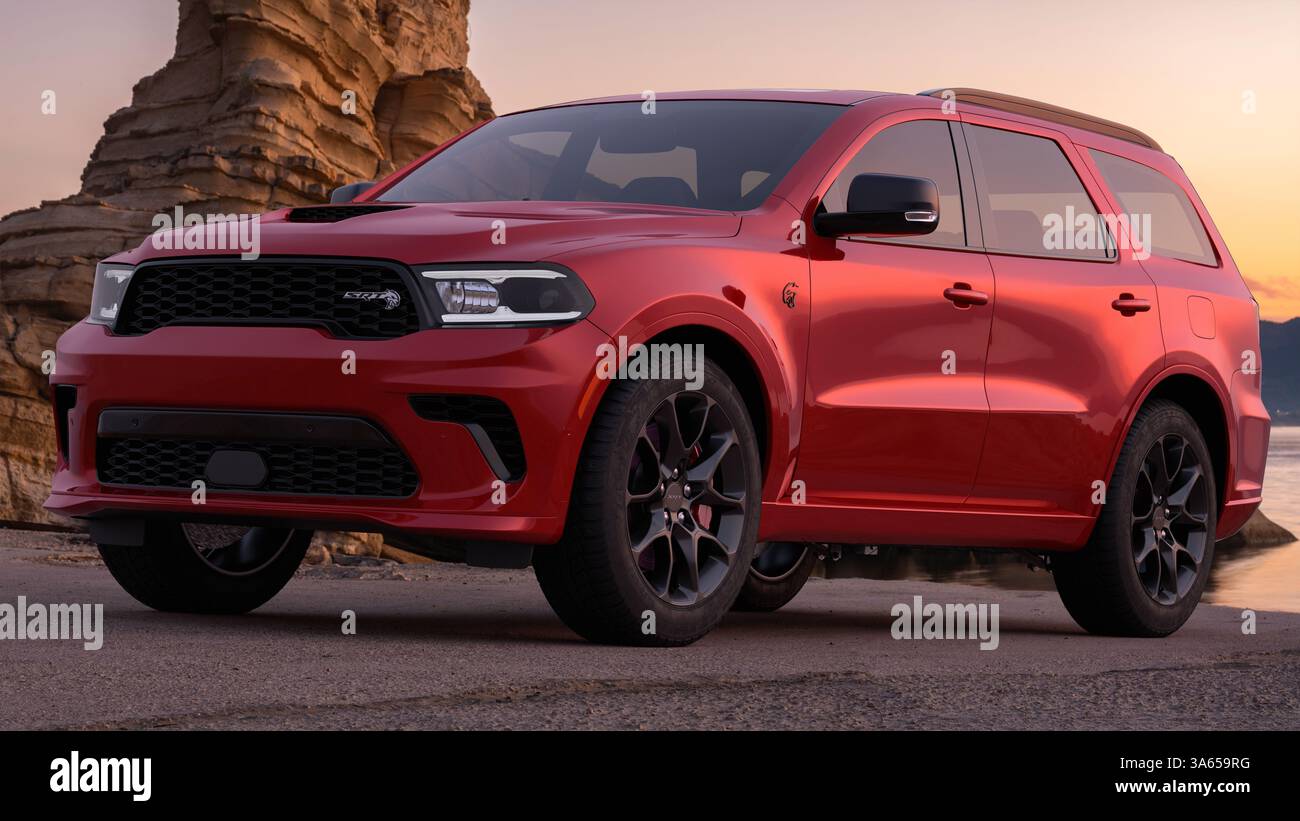 Dodge Durango SRT - the SUV from hell Stock Photo - Alamy
