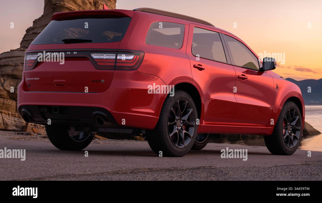Dodge Durango SRT - the SUV from hell Stock Photo - Alamy