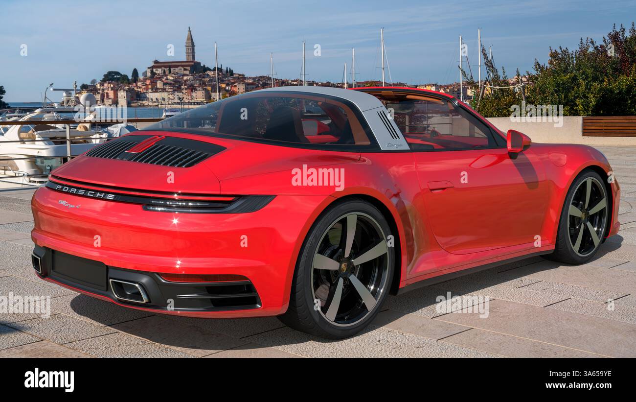 Porsche 911 Targa 4 - a classic with a modern twist Stock Photo - Alamy