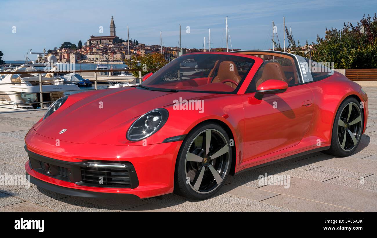Porsche 911 Targa 4 - a classic with a modern twist Stock Photo - Alamy