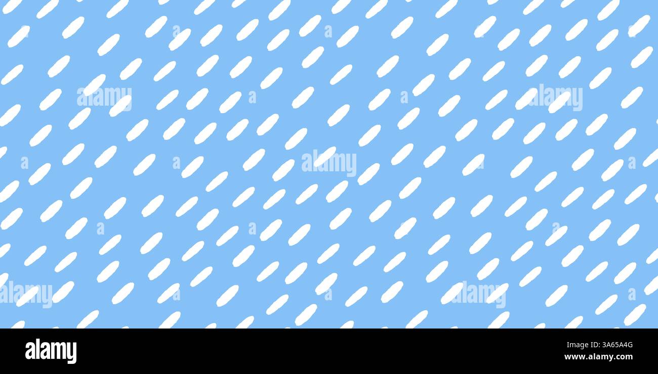 Simple rain pattern. White drops on blue background. Rainfall ...