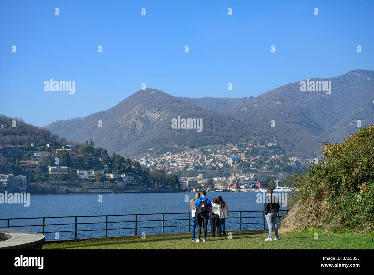 View of Lake Como from Parchetto Geno – Como, Italy – 05 March 2025 ...