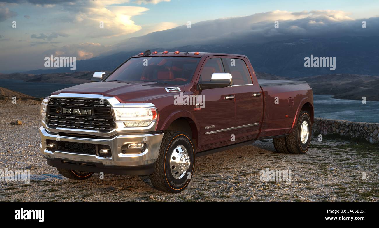 Ram 3500 - Heavy Duty Pickup Truck Stock Photo - Alamy