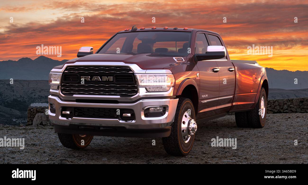Ram 3500 - Heavy Duty Pickup Truck Stock Photo - Alamy