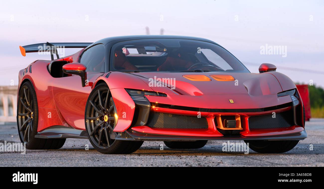 1000HP Ferrari SF90 Stradale Stock Photo - Alamy