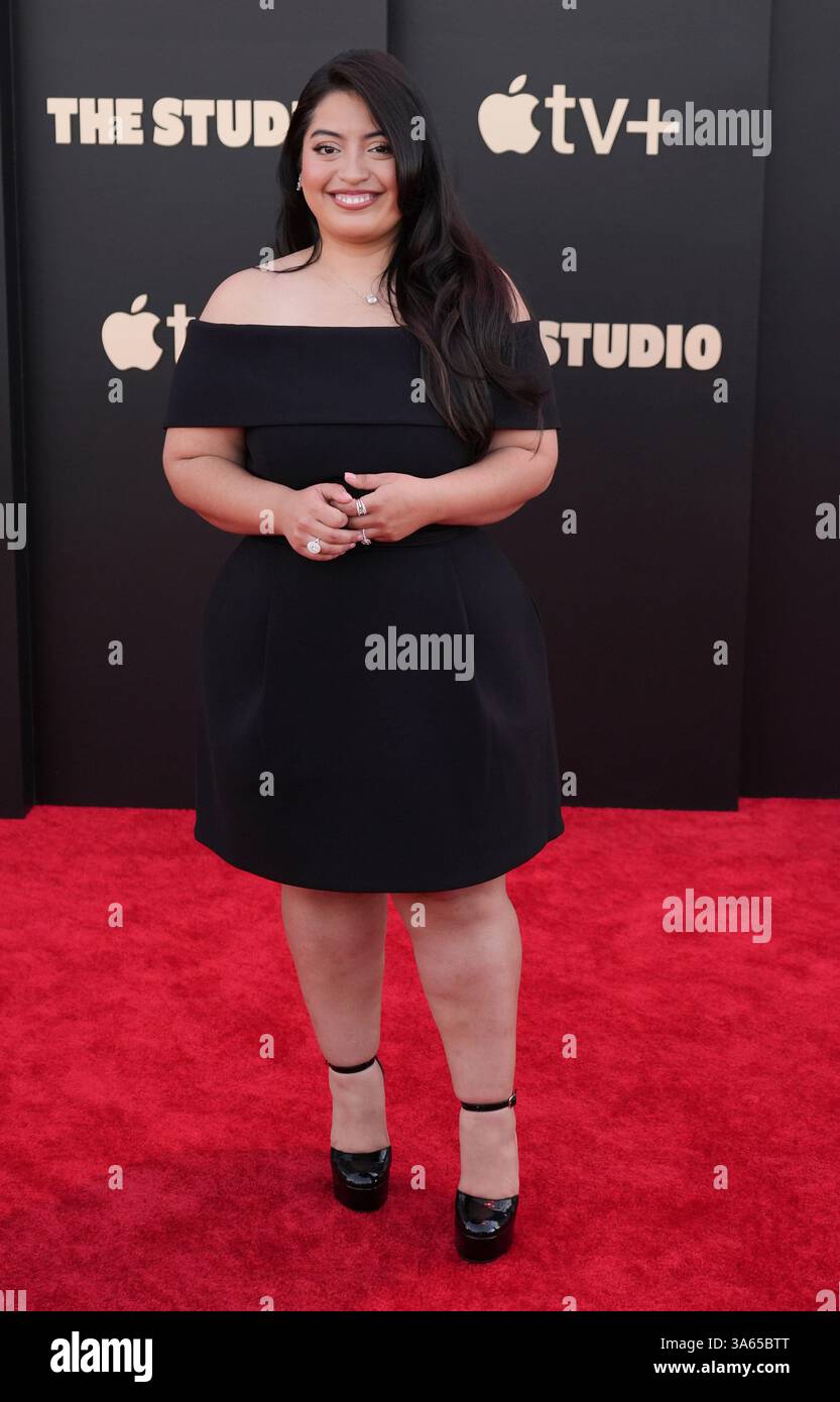 Keyla Monterroso Mejia poses at the premiere of the Apple TV+ series ...