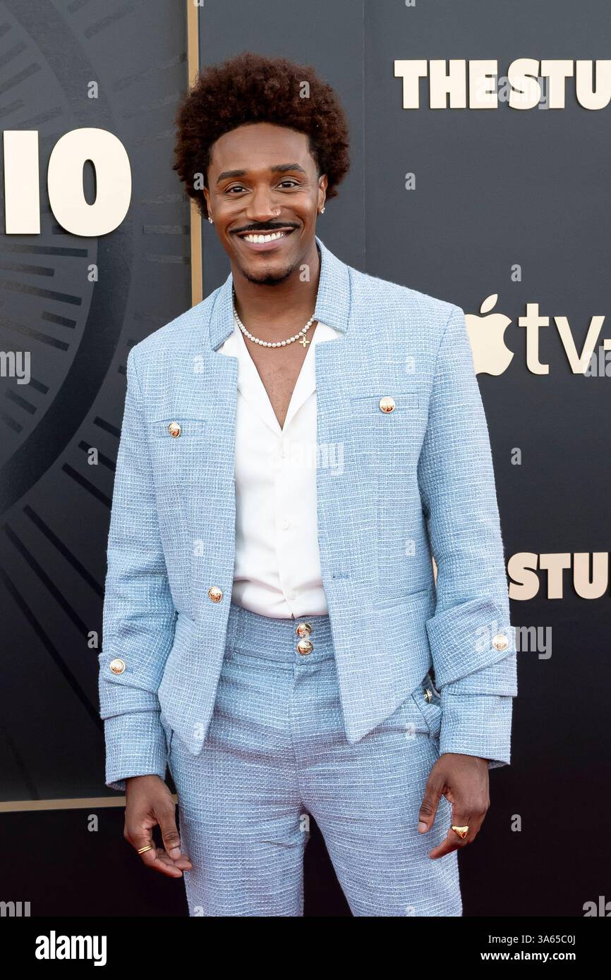 Los Angeles, USA. 24th Mar, 2025. Dewayne Perkins attends the arrivals ...
