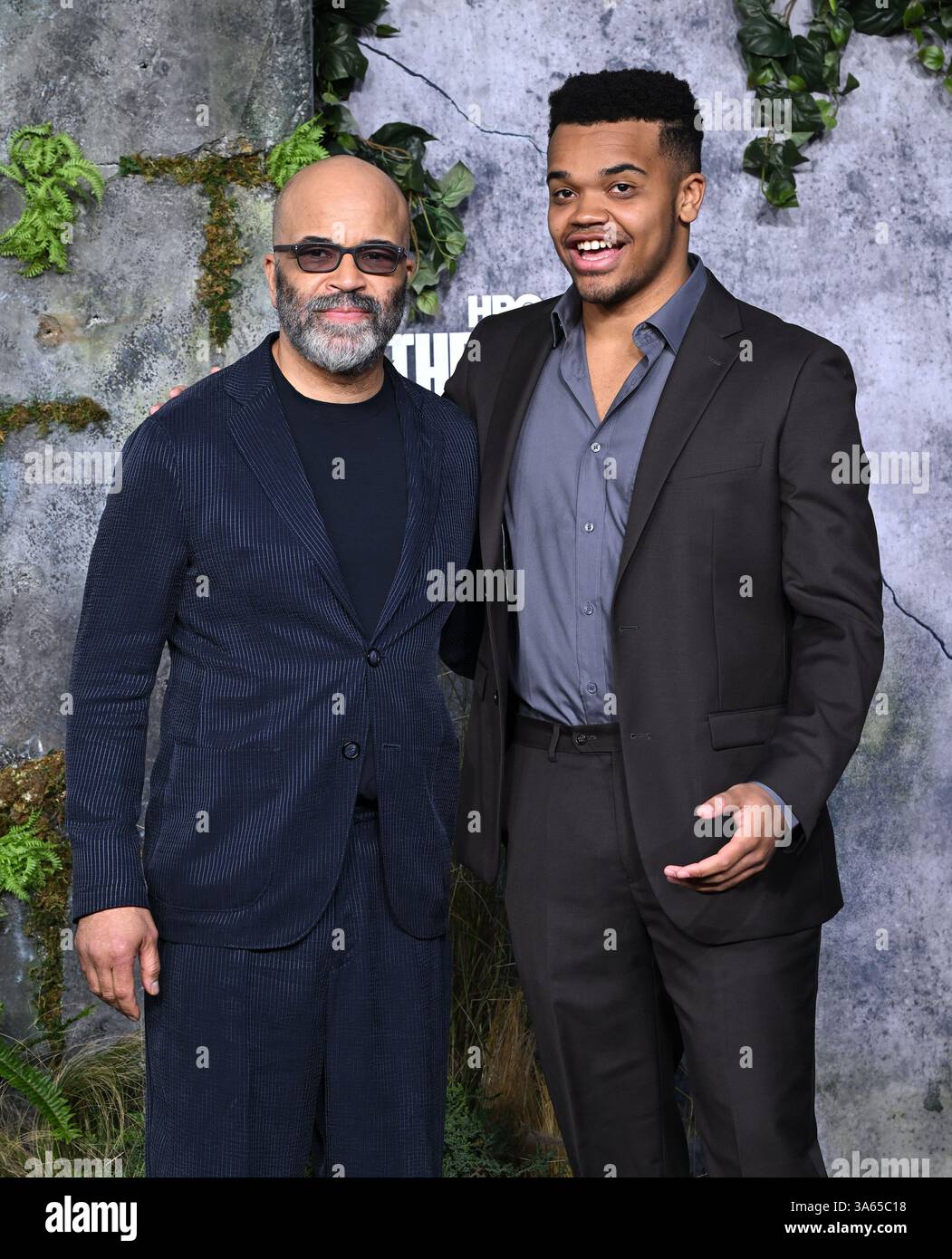 Hollywood, USA. 24th Mar, 2025. Jeffrey Wright and Elijah Wright arriving at HBO's The Last of ...