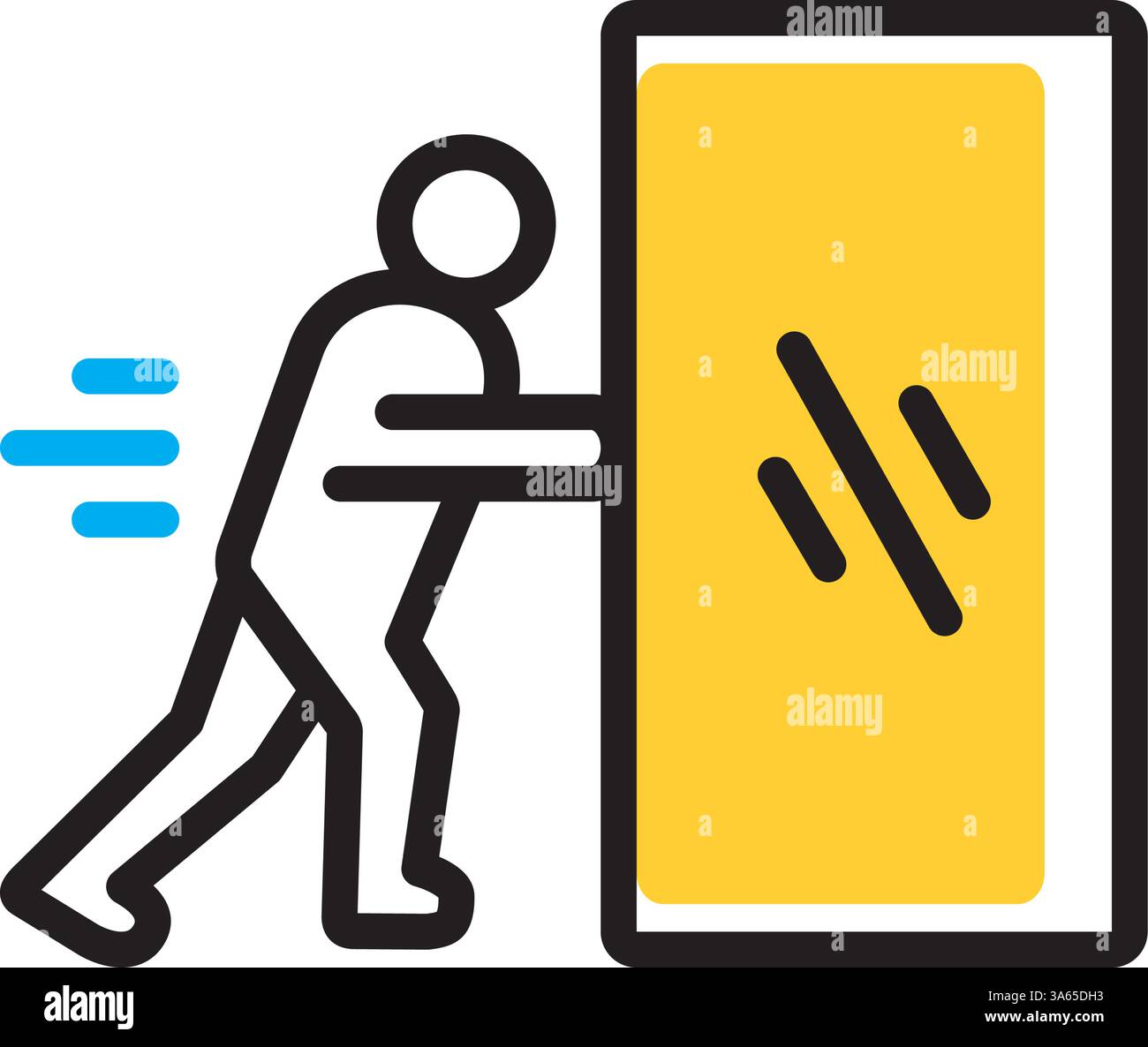 Icon for easily,push Stock Vector Image & Art - Alamy