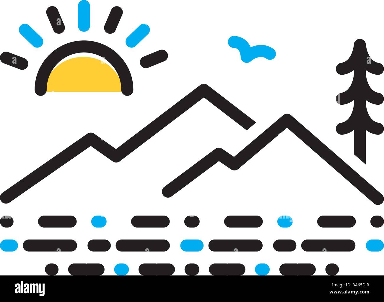 Icon for landscape,scenery Stock Vector Image & Art - Alamy