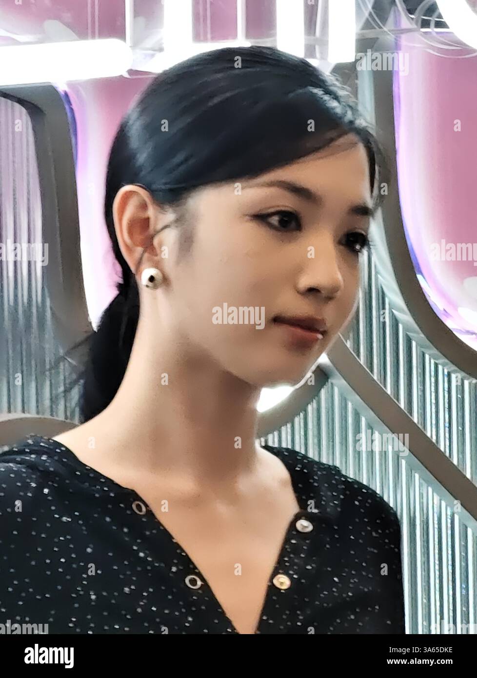 Chinese actress Dai Luwa attends an activity in Shanghai, China, 22 March, 2025 Stock Photo - Alamy