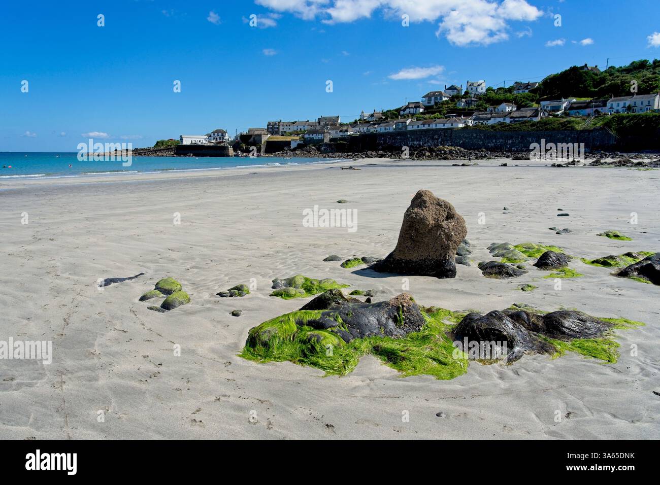 Coverack England - 11 June 2024 - The beach of the picturesque coastal ...