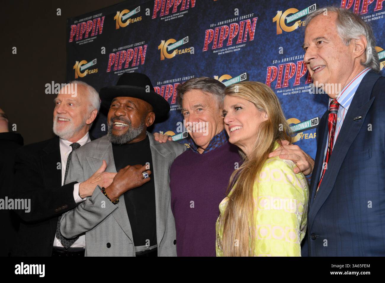 New York, USA. 24th Mar, 2025. John Rubinstein, Ben Vereen, Stephen ...