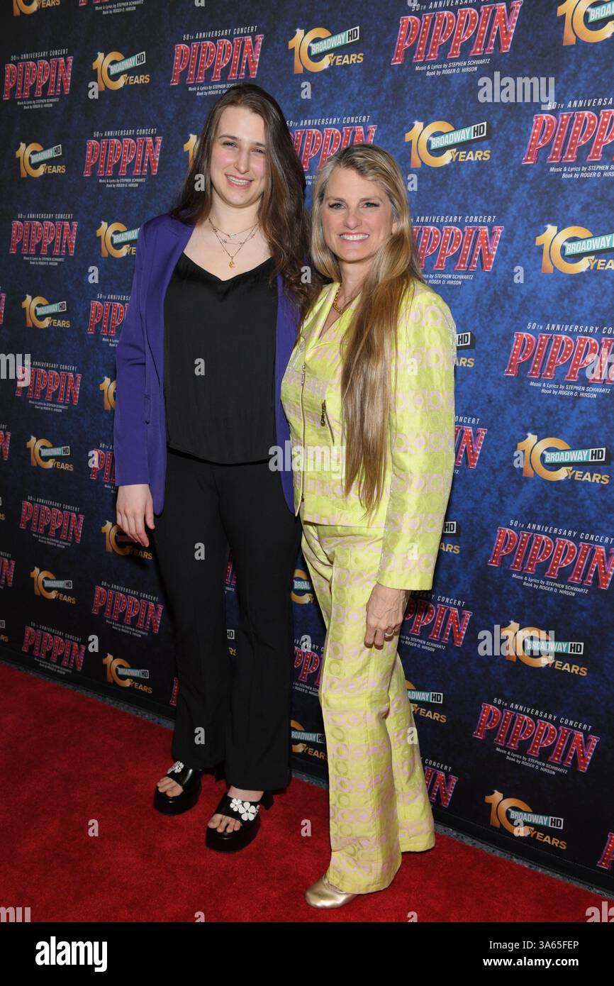 New York, USA. 24th Mar, 2025. Leah Lane and Bonnie Comley attend ...