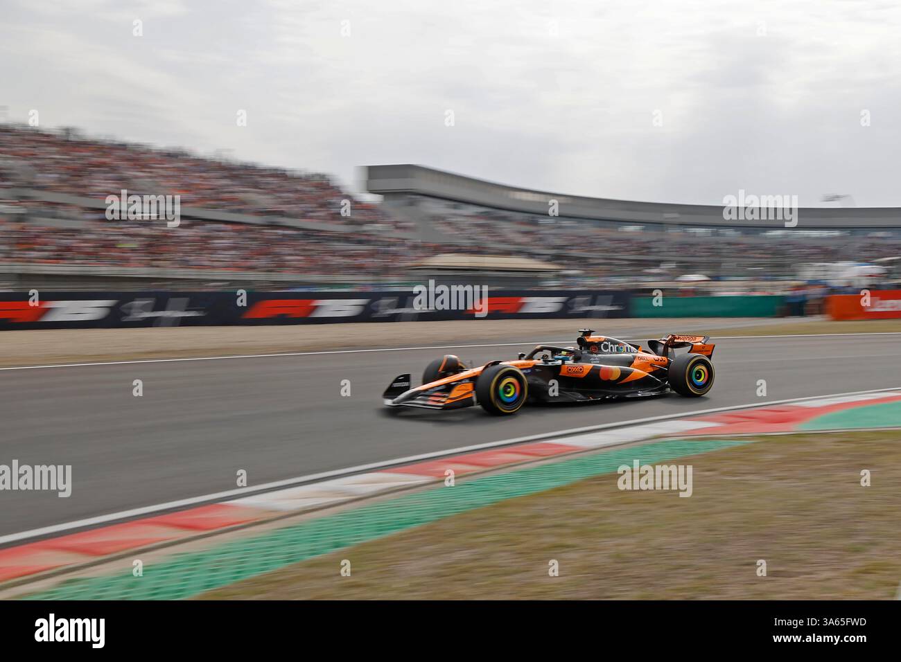 Shanghai,China.23th March 2025. Oscar Piastri hailed his "mega" McLaren ...