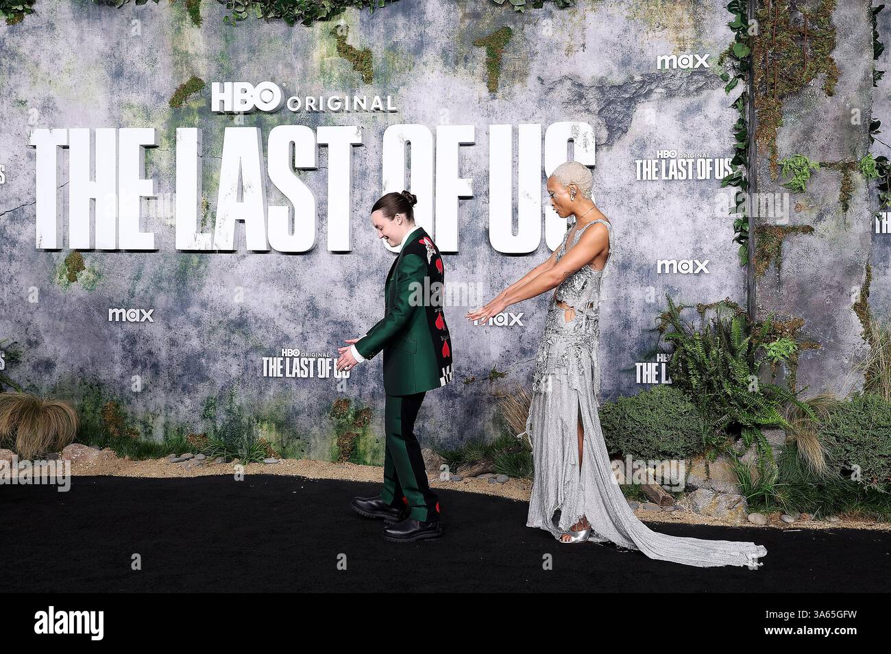 Los Angeles, USA. 24th Mar, 2025. Bella Ramsey and Tati Gabrielle ...