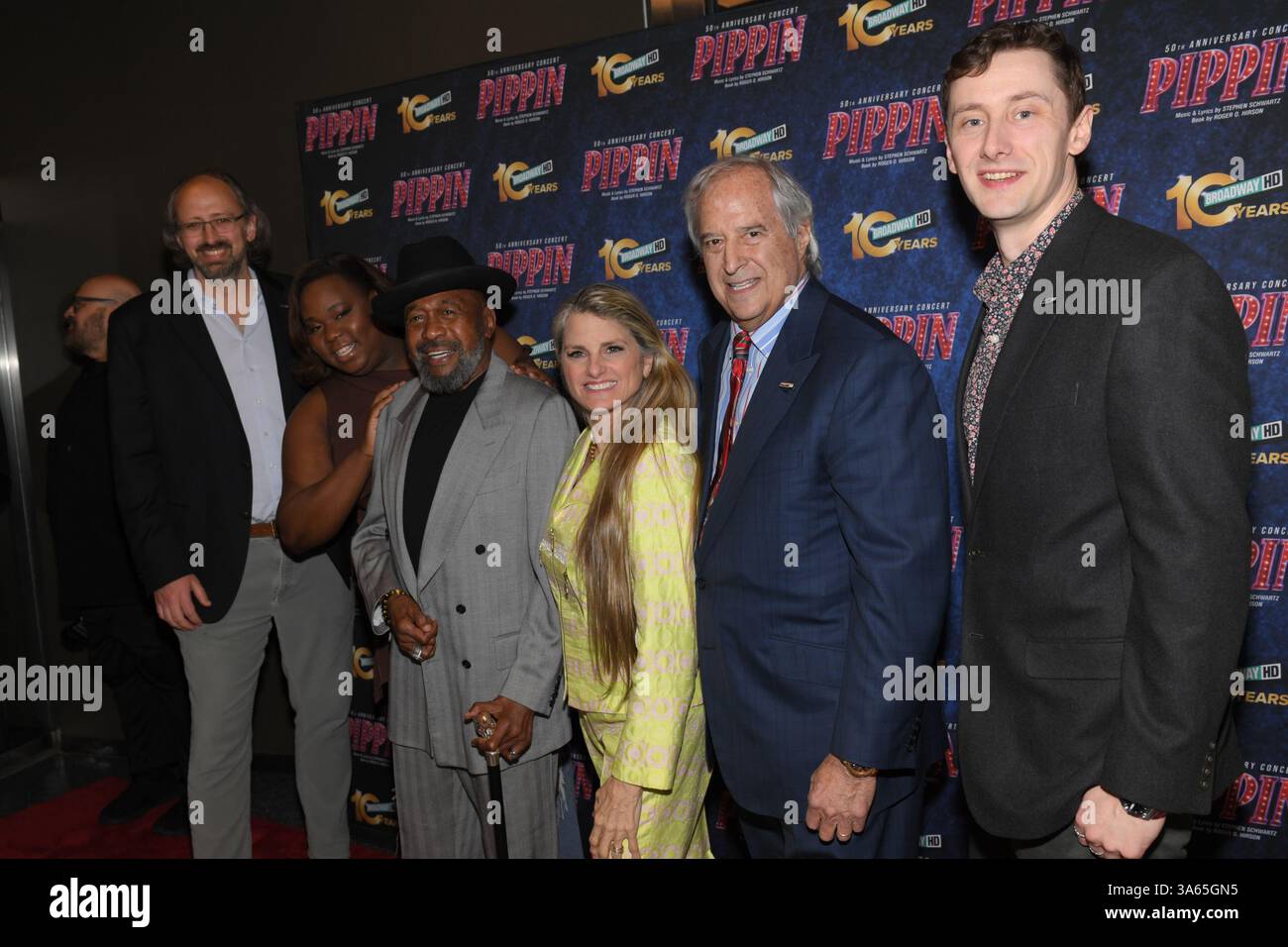 New York, USA. 24th Mar, 2025. Wally Sedgewick, Alex Newell, Ben Vereen ...